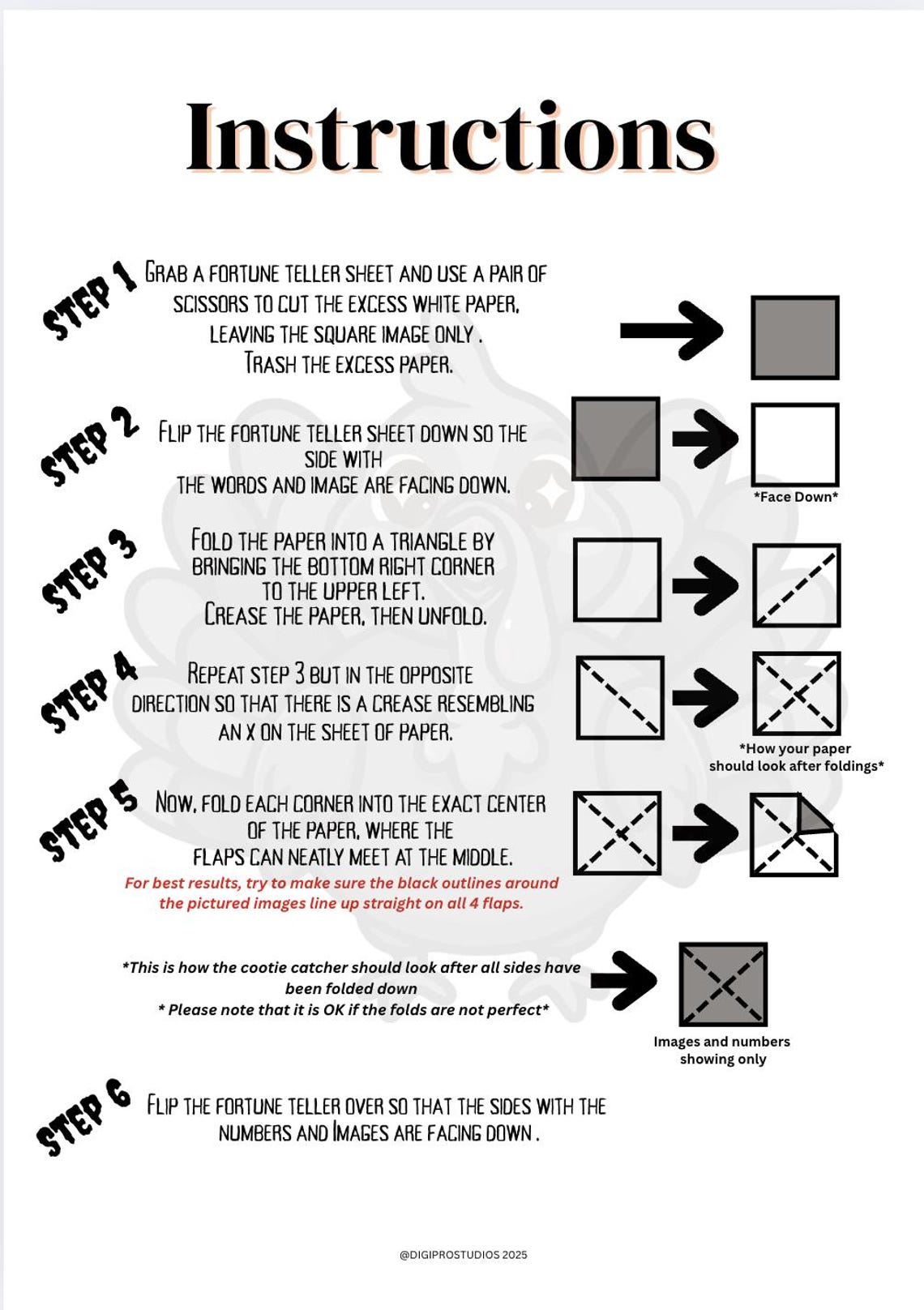 Thanksgiving Fortune Teller | Jokes & Prompts Game (printable) - Etsy