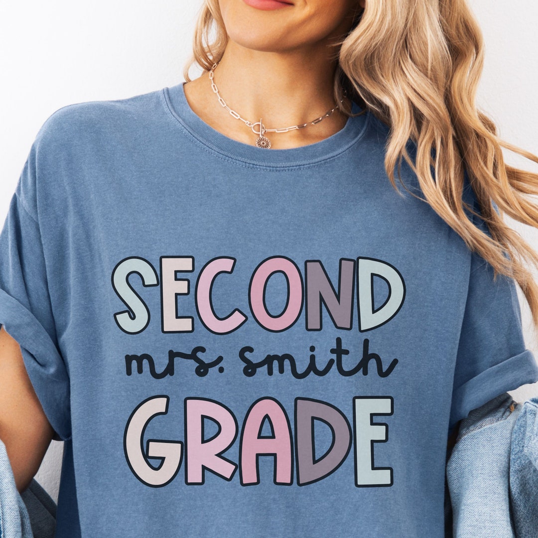 Custom Grade Level Teacher Shirt: Back to School Team T-shirt - Etsy