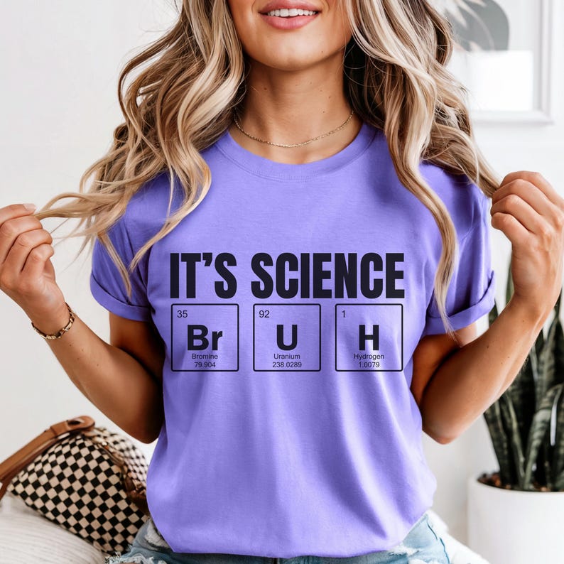 Funny Science Teacher Shirt: Periodic Table Pun - Comfort Colors Tee - Etsy
