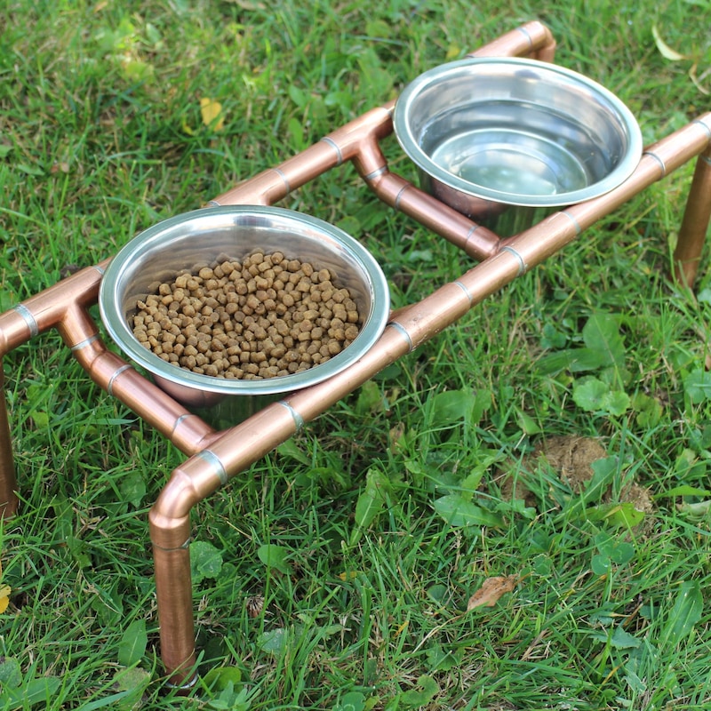 Copper Dog Bowls - Etsy