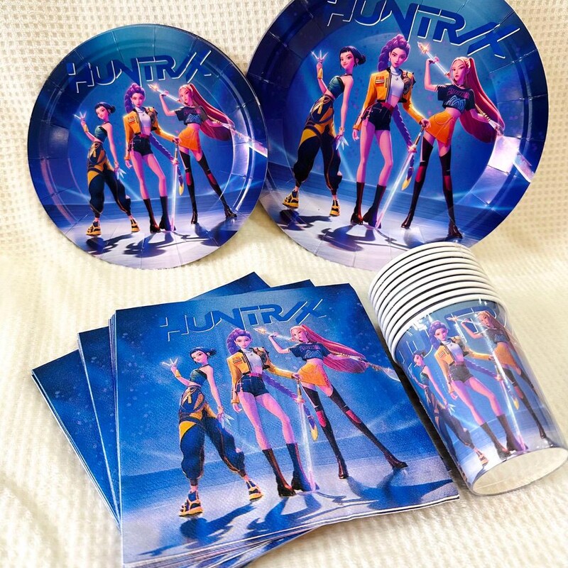 Huntrix Paper Plates - Etsy