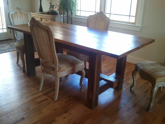 Items similar to Hand Crafted Mission Style Table on Etsy