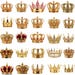 Royal Gold Crown Clipart - PNG Format for Wedding Invitations, Crafts ...