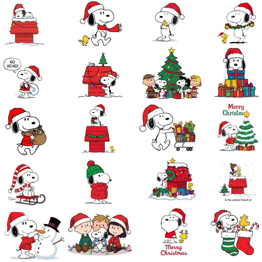 Christmas Snoopy PNG, Santa Hat, Merry Christmas (digital Download) - Etsy