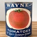 Antique Edgett-burnham Company Label- Cantique Re-purposed Can-display ...