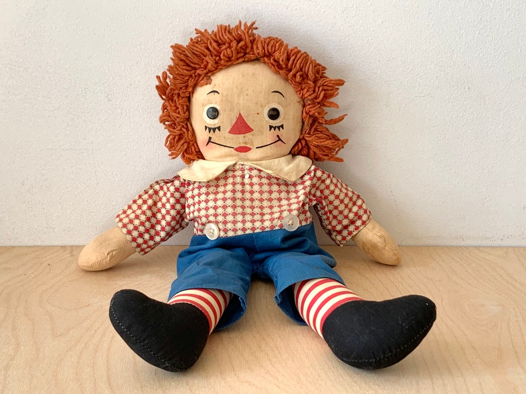 Vintage Johnny Gruelle's Raggedy Andy- Georgene Novelties - Etsy