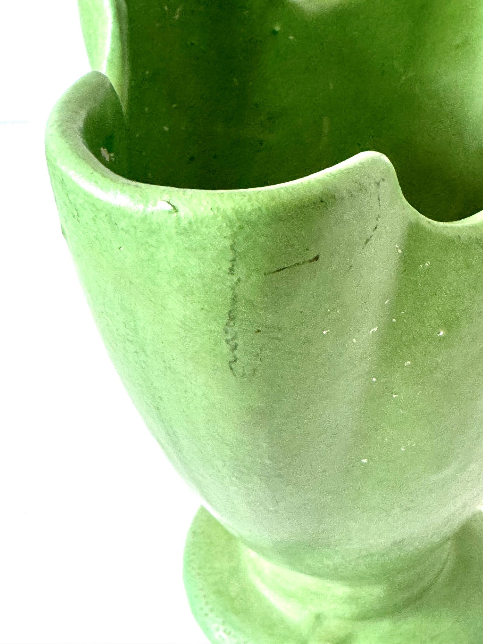 Niloak Pottery Vase -green-vintage - Etsy