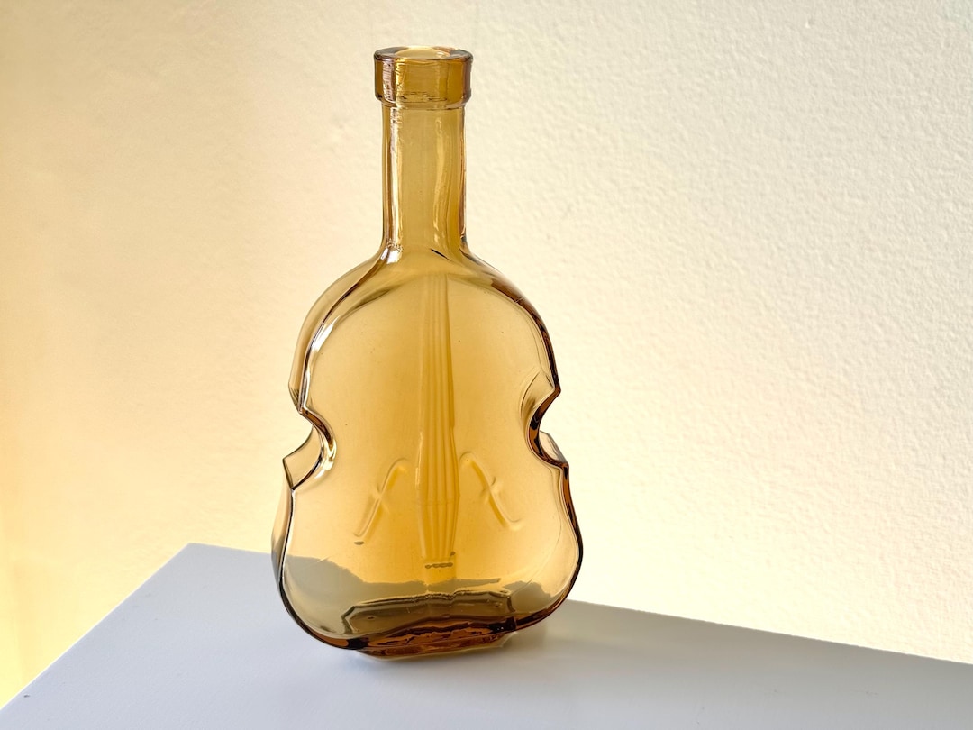 Amber Violin/fiddle Bottle 6 1/8 Inches - Etsy