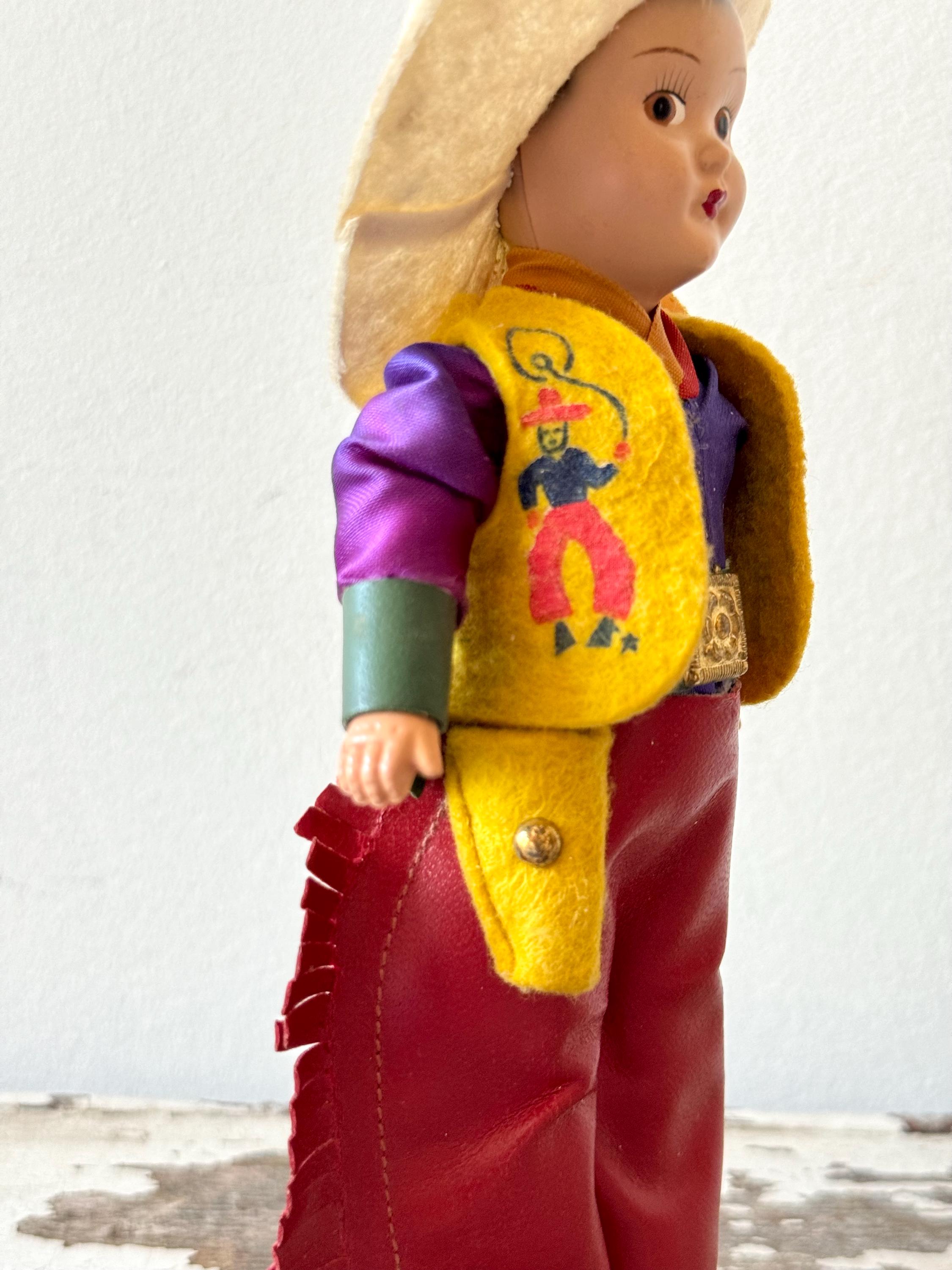 Cowboy Doll-vintage 1940s - Etsy