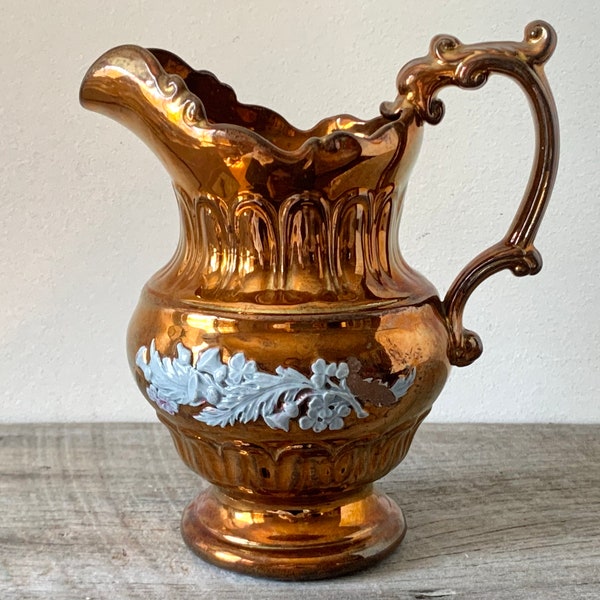 Lusterware Pitcher - Etsy