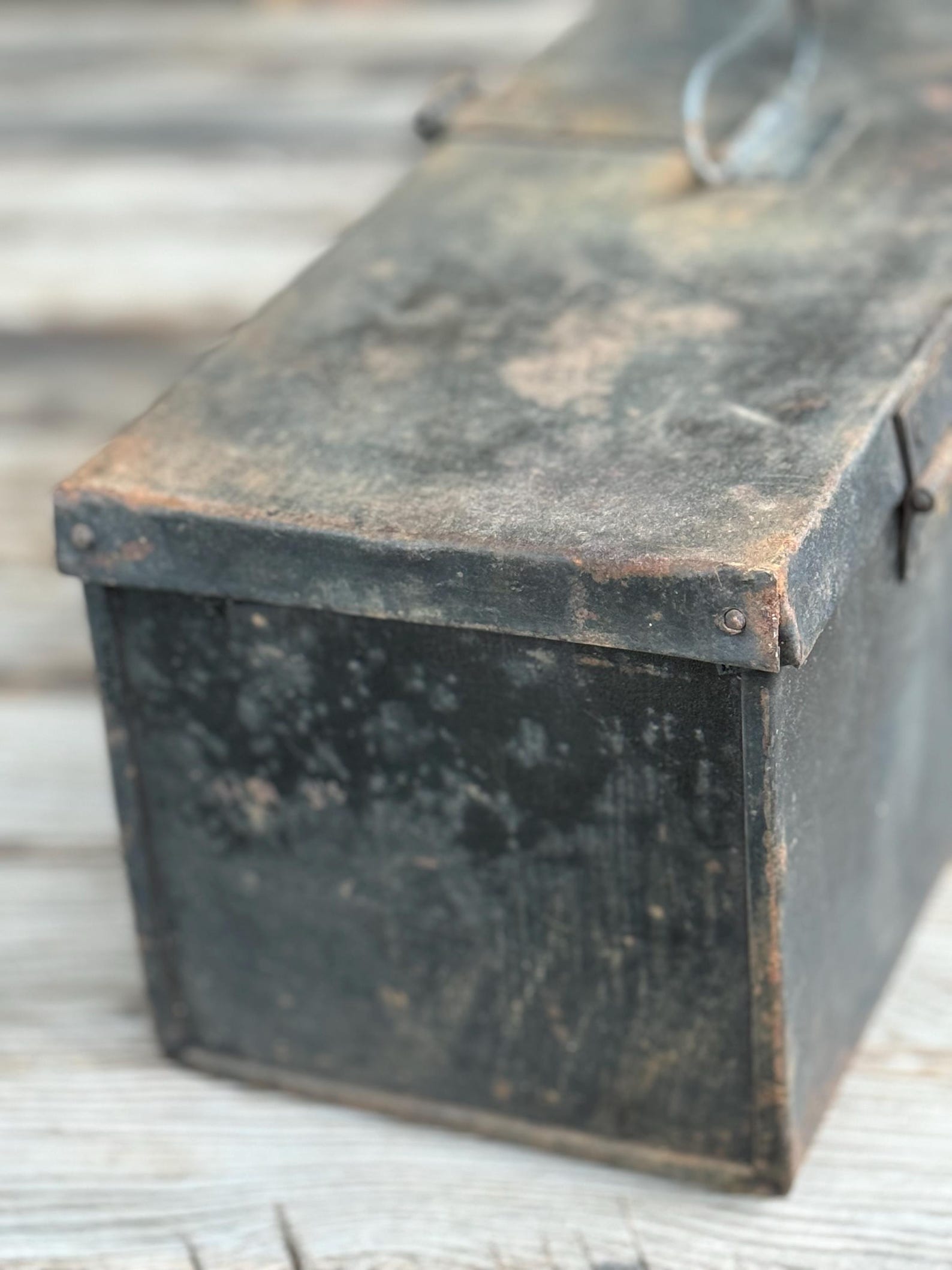 Vintage Metal Tool Box-industrial Decor - Etsy
