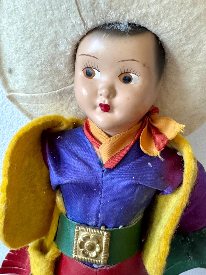 Cowboy Doll-vintage 1940s - Etsy