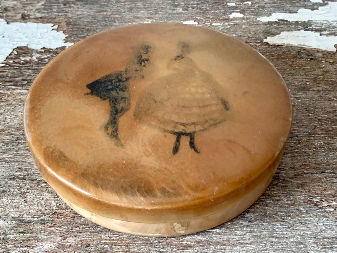 Vintage Powder Box -lady and Gentleman-celluloid? - Etsy