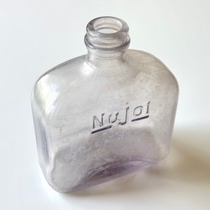Vintage Nujol Apothecary Jar-mineral Oil - Etsy