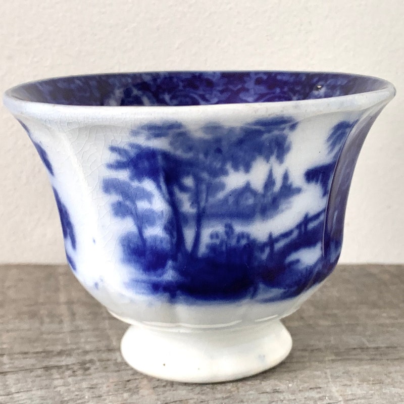 Flow Blue Tea Cup - Etsy