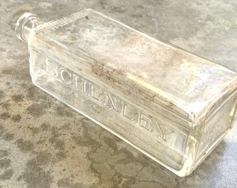 Schenley Whiskey Set | Vintage Schenley Embossed Whiskey Bottle | Tip ...