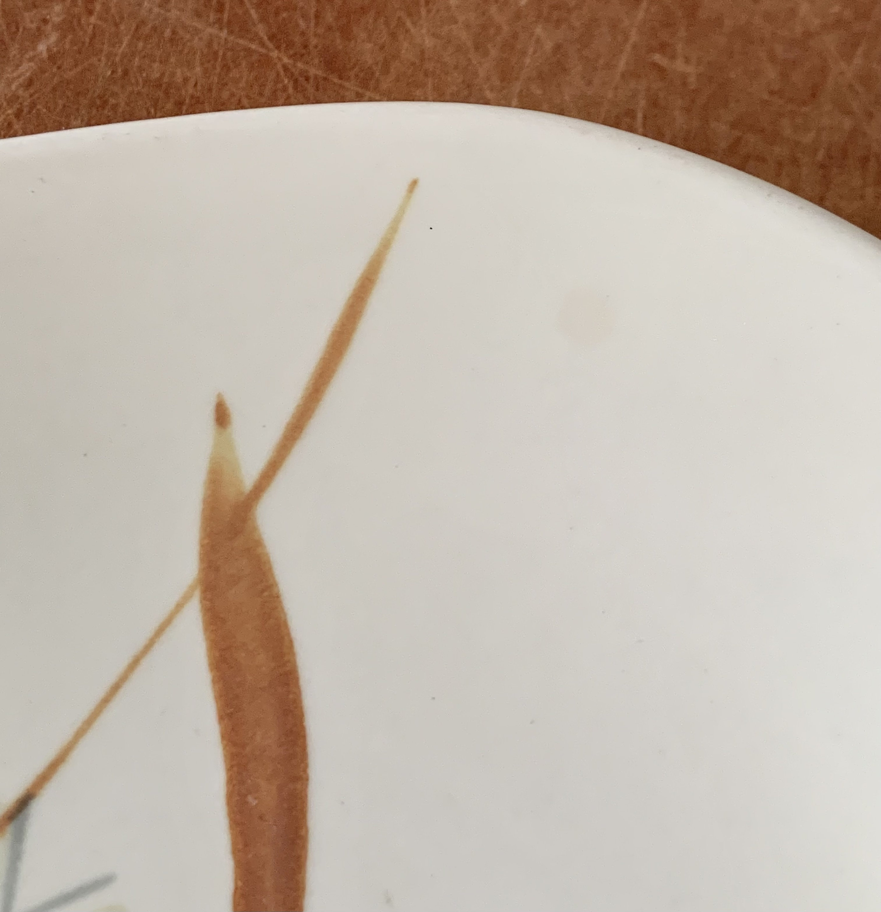 Vintage Red Wing Lotus Flower Plate - Etsy