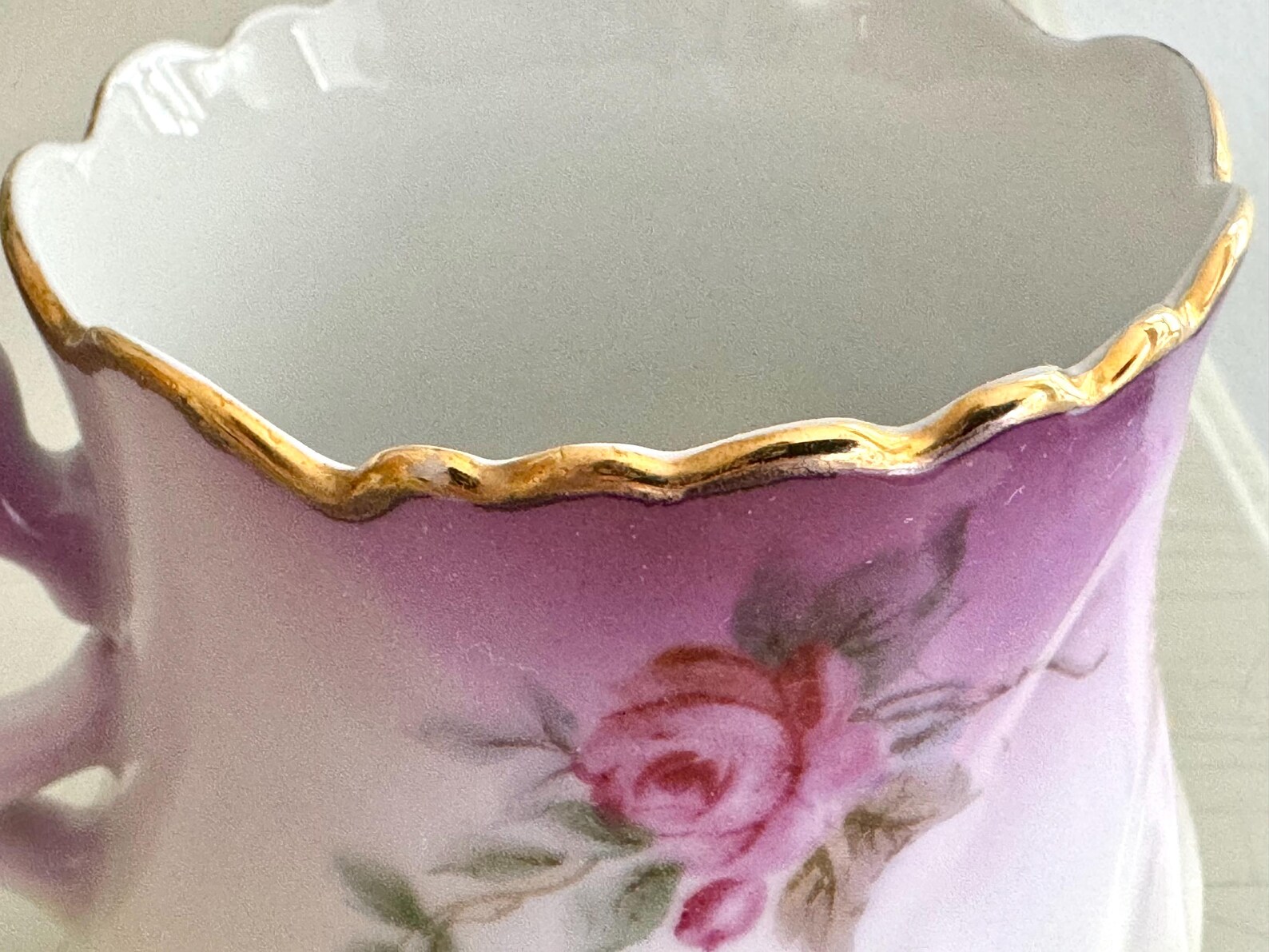 Lefton Teacup-vintage Painted Roses - Etsy