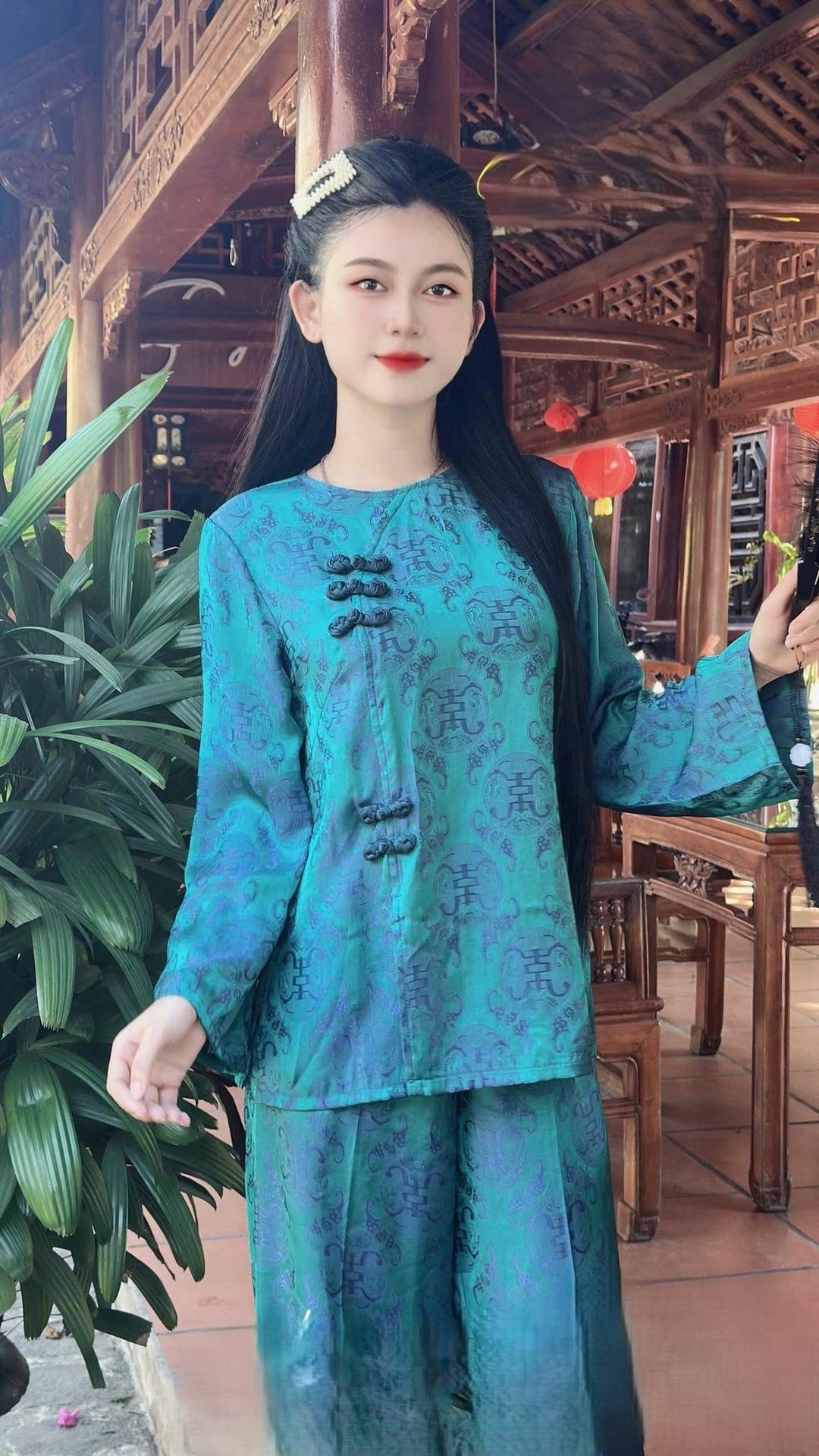 Modern Ao Ba Ba Set: Vietnamese Traditional Phap Phuc - Etsy