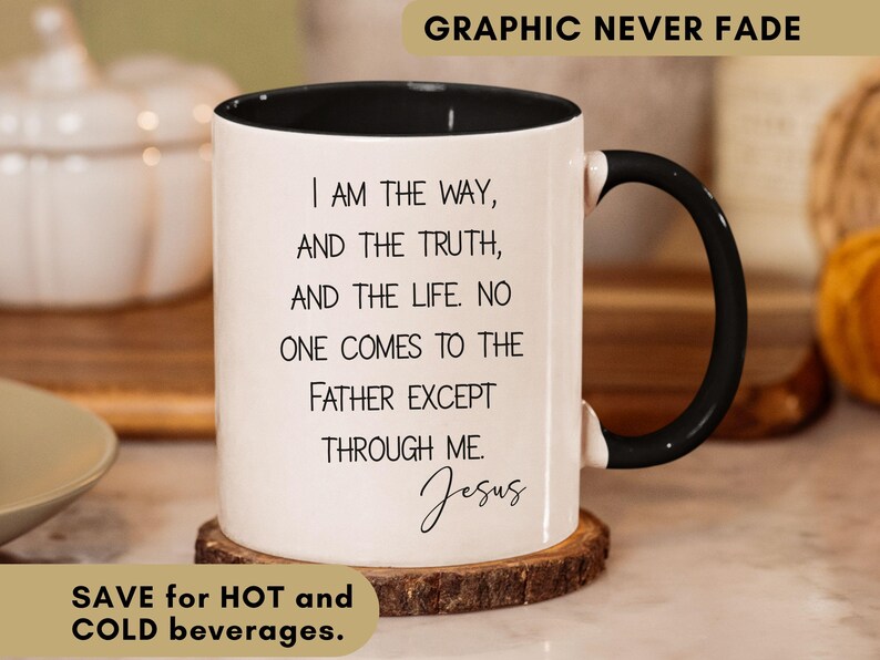 Personalized Christian Mug, Jesus Coffee Cup With Bible Verse ...