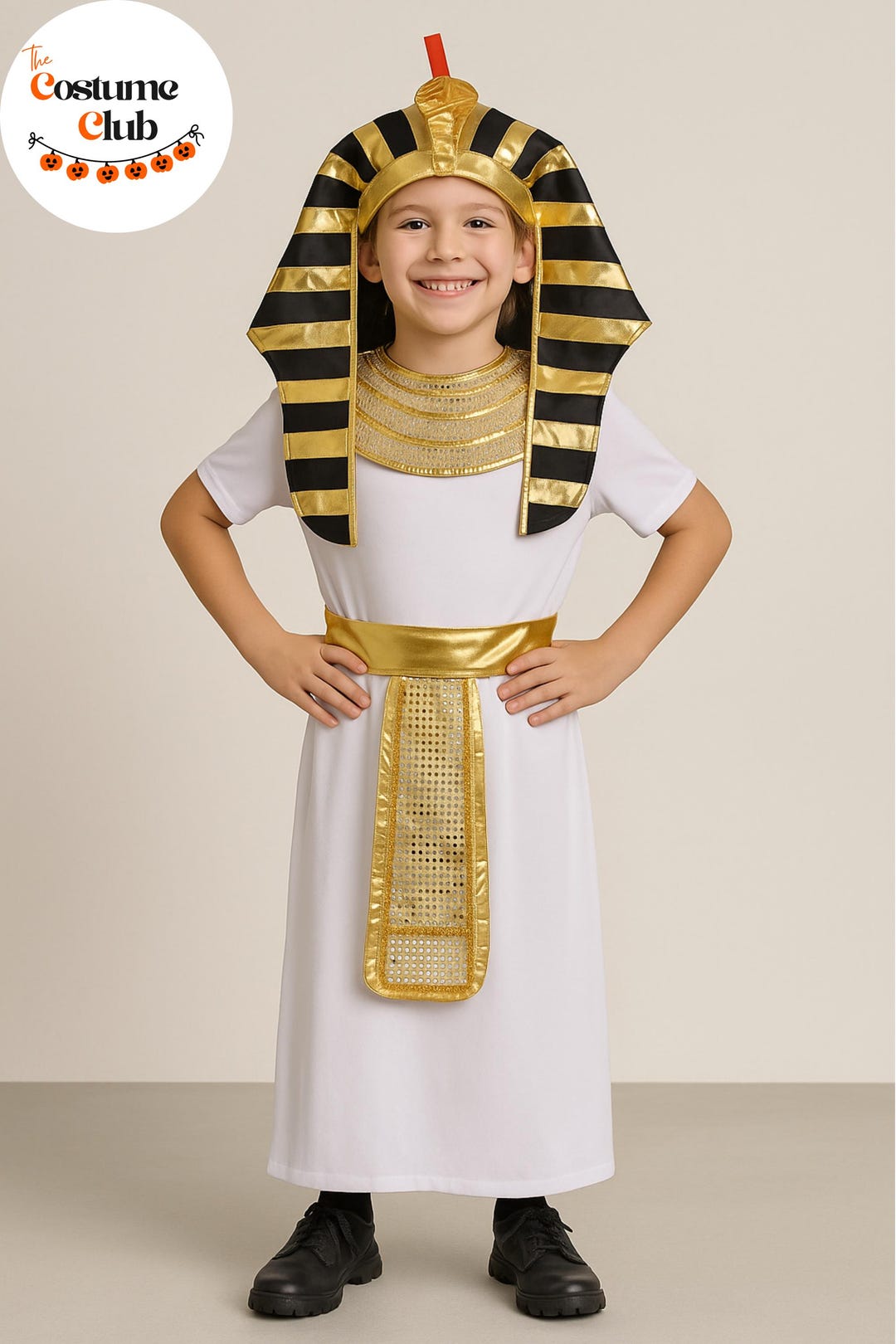 Pharaoh Costume, Halloween Kids Costume, Egyptian King Outfit With ...