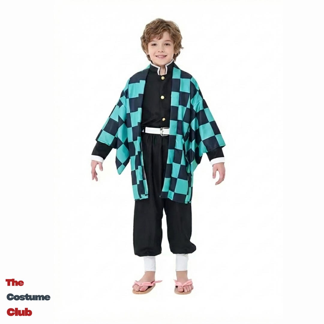Kids Anime Water Swordsman Costume Japanese Style Outfit for Boys and ...
