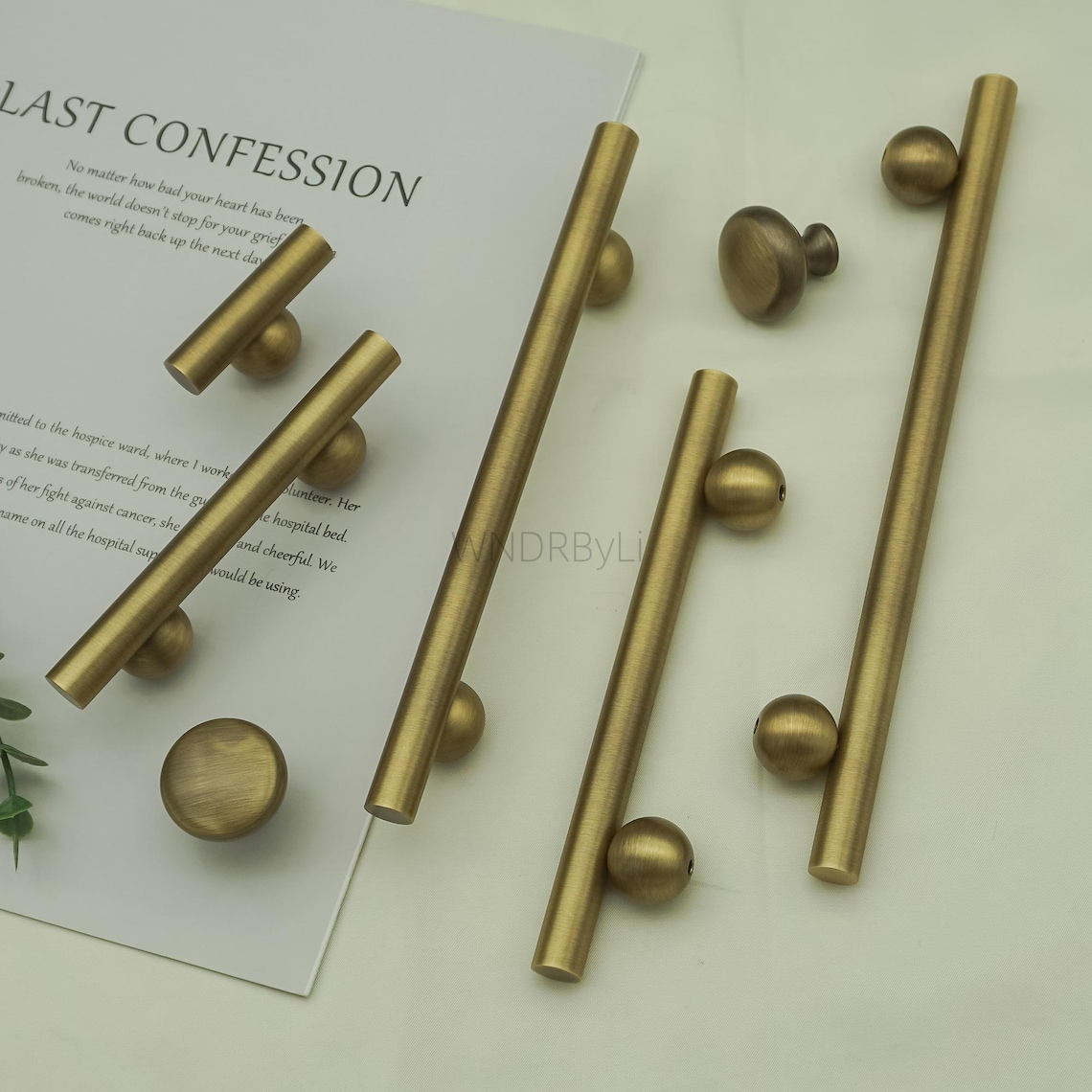 Aged Brass Cabinet Pulls : Unique Ball Drawer Knobs Handles ,antique ...
