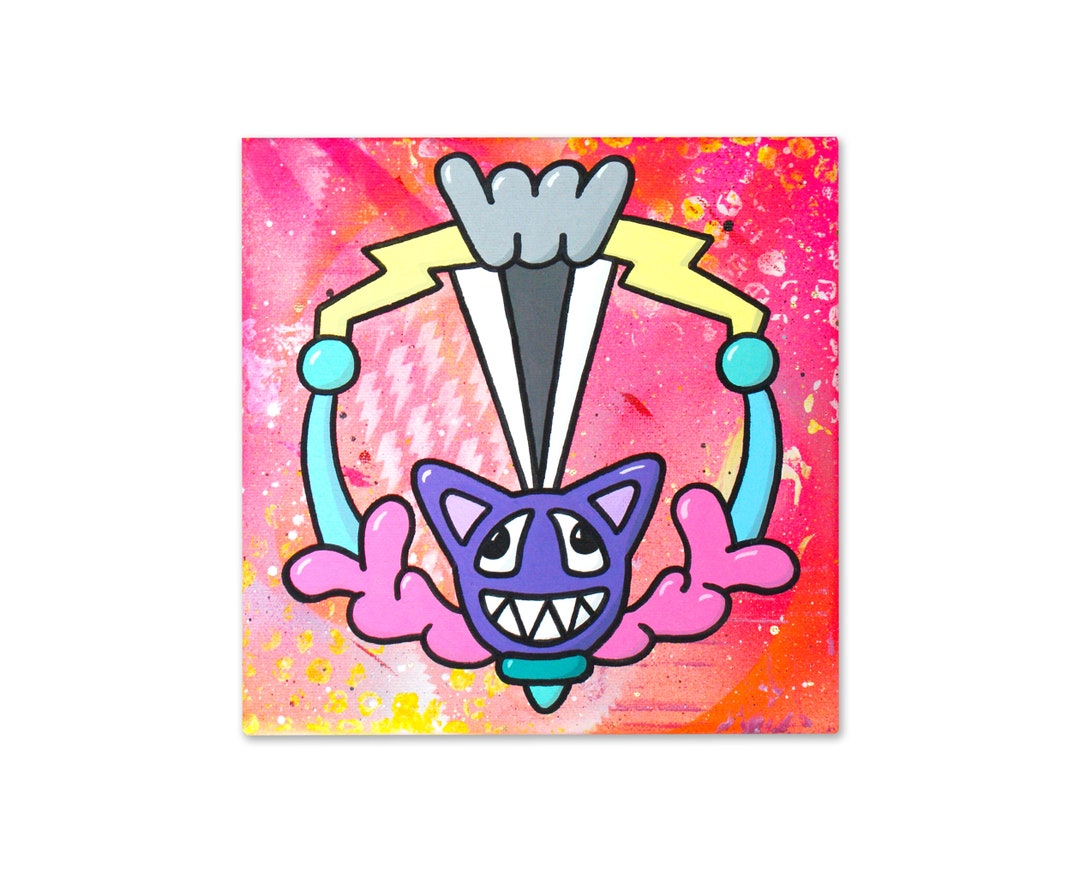 Creature Emblems - 4 of 4 - Original, Painted, Graffiti, Canvas. Urban ...