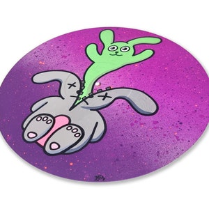 Free the Spirit - Original, Painted, Graffiti, 12" Vinyl. Cute, Pop ...