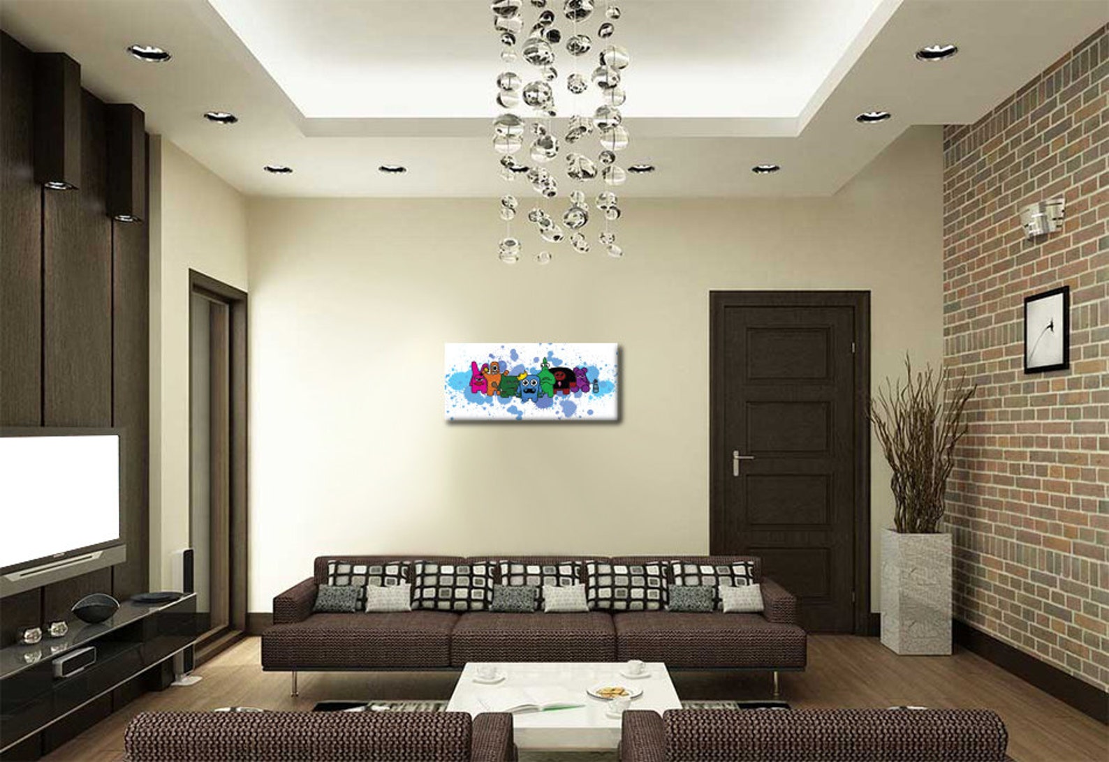 7 Sins - Large Urban Art Print Canvas - Ltd Edition - Seven, Cute ...