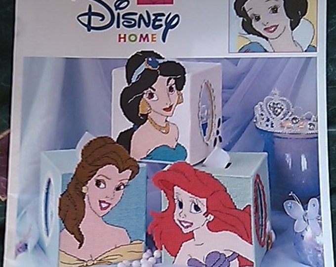 Disney Princess Tissue Box Covers Plastic Canvas Book - Etsy