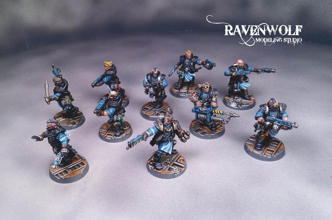 Orlock Gang Necromunda *COMMISSION* Painted by Our Studio - Etsy