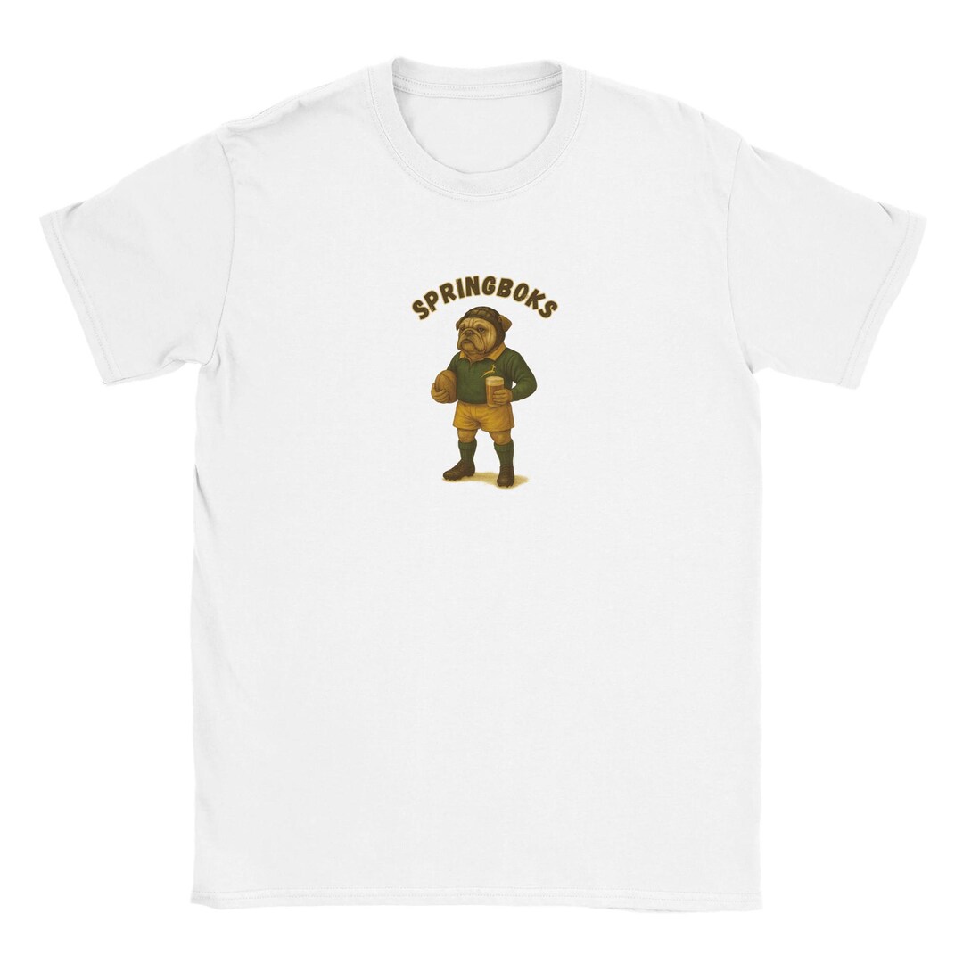 Springboks Rugby Fan Shirt – South Africa Rugby Supporter Tee – Bokke ...