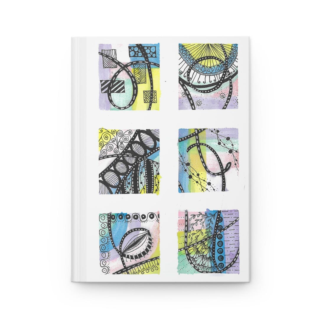 Panel Art Hardcover Journal: Inspirational Notebook, Unique Stationery ...