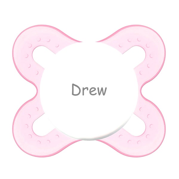 Pink Pacifier - Etsy