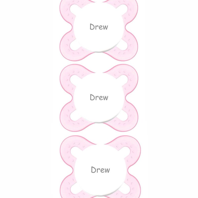 Pink Pacifier - Etsy