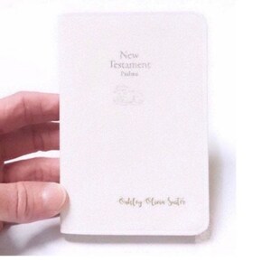 Engraved Bible Personalized Baby Name Engraved Newborn Bible Engraved ...