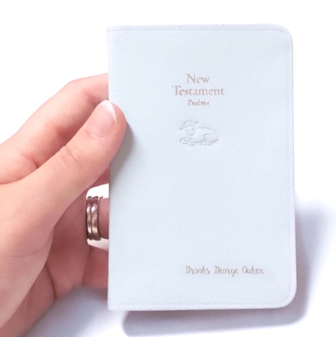Personalized Baby Bible: Engraved New Testament Keepsake Baby ...