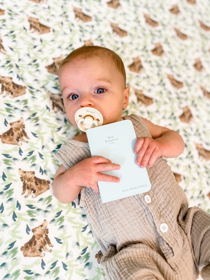 Engraved Bible Personalized Baby Name Engraved Newborn Bible - Etsy