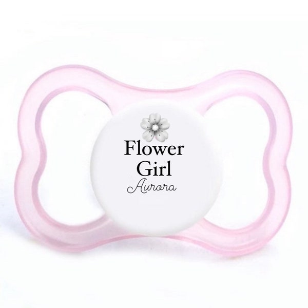Flower Pacifier Clip - Etsy