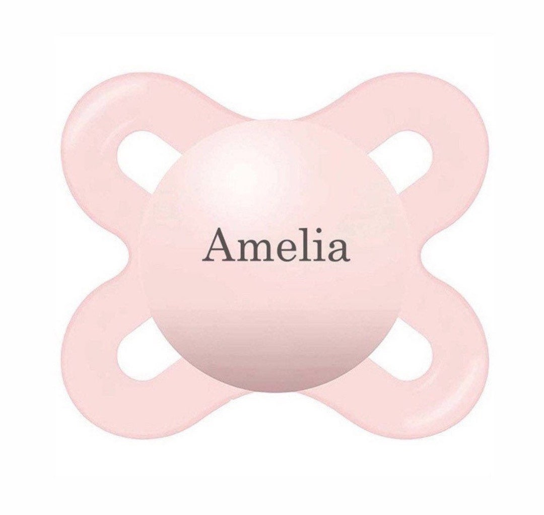 Personalized Pacifiers Baby Girl MAM Matte Newborn Personalized ...