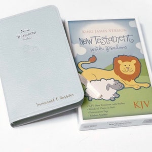 Engraved Baby Bible, Personalized New Testament, Baby Shower Gift - Etsy