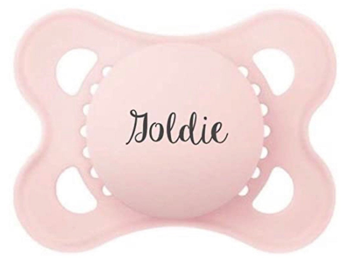 Personalized Pacifiers Baby Girl MAM Matte Personalized - Etsy
