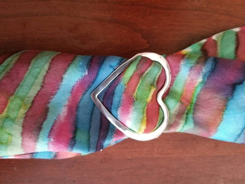 Sterling Silver Slide for Silk Scarves - Etsy Hong Kong