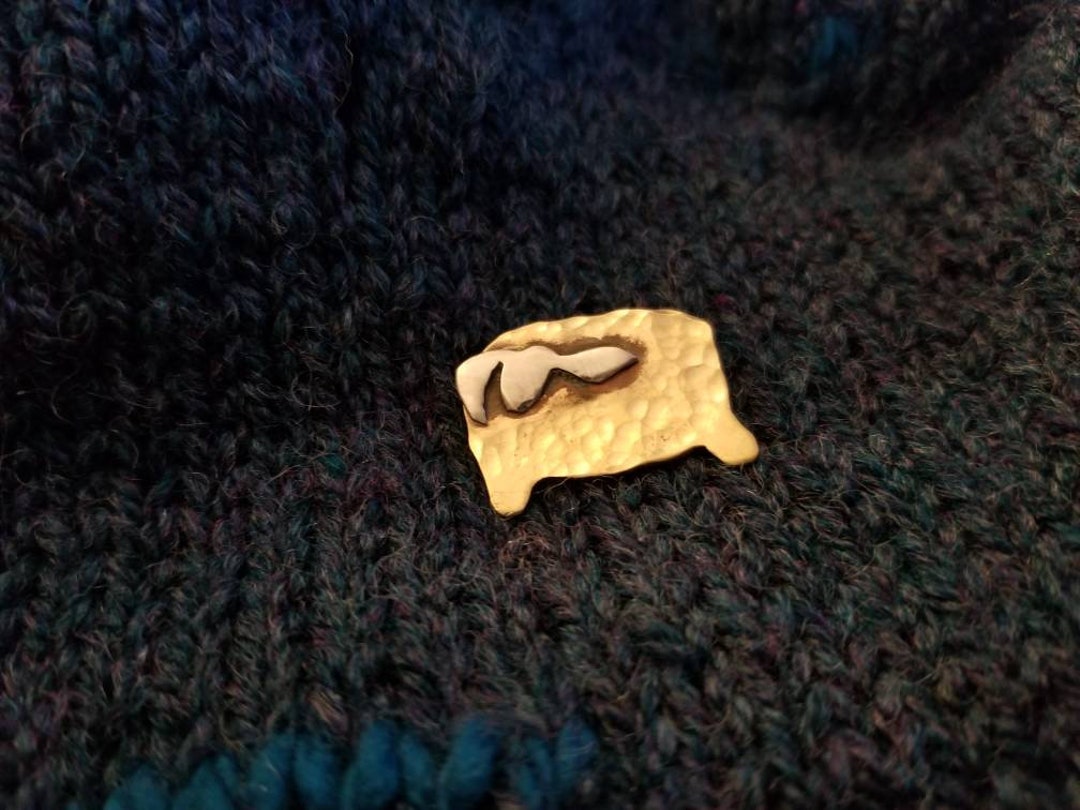 A Tack Sheep in Bronze and Sterling - Etsy