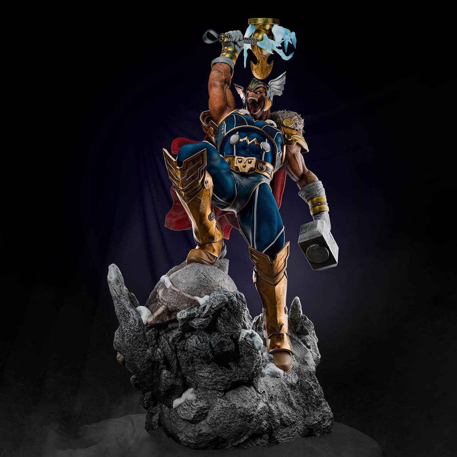 Beta Ray Bill STL Statue | 1/6 Scale | Full Statue + Bust | 3D Print ...