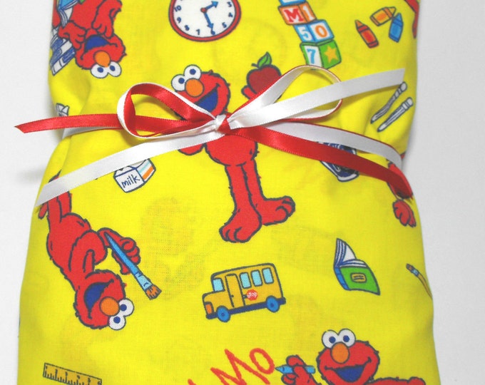 Elmo Toddler Sheet Crib Sheet Fitted With Matching Pillow Case - Etsy