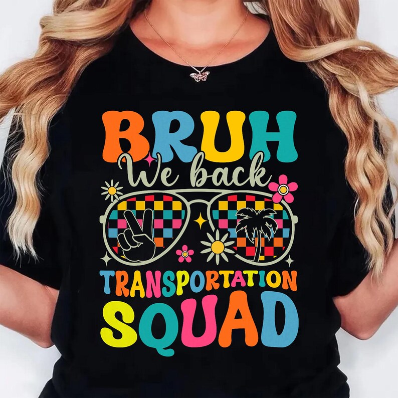 Transportation Squad School Bus Png Bundle, Teacher Png, Transportation ...