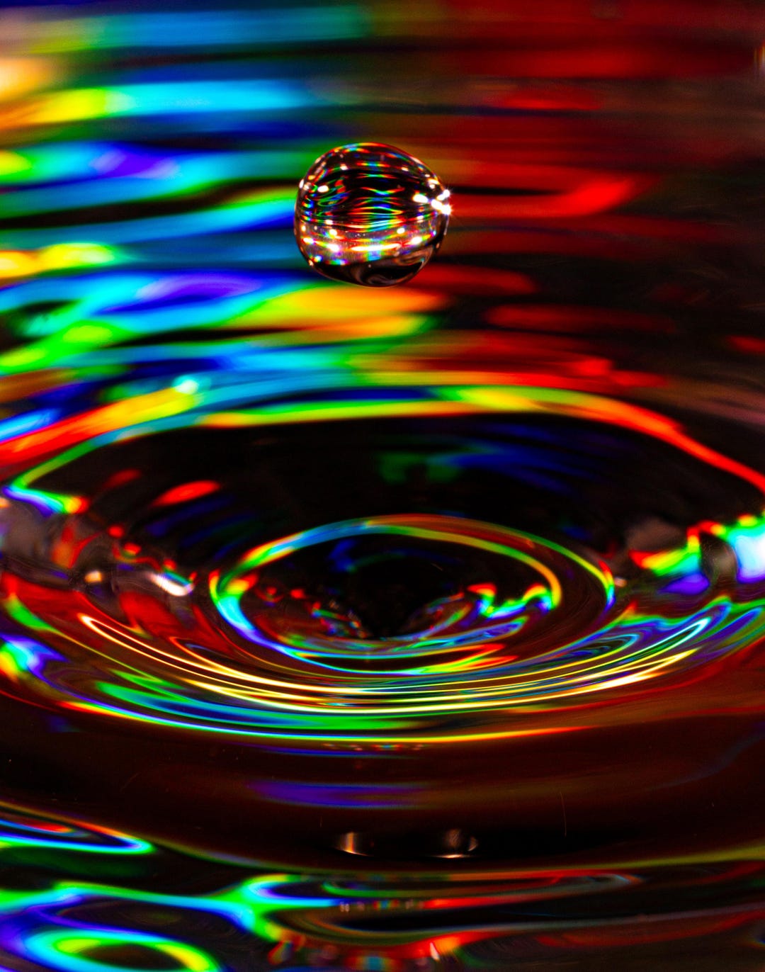Poster Size Printable Photo Download of a Water Droplet in a ...