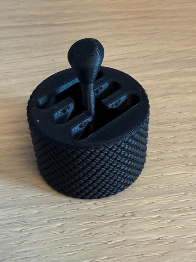 Shift Knob Toy STL | Print-in-place Gear Shifter | 3D Printable Fidget ...